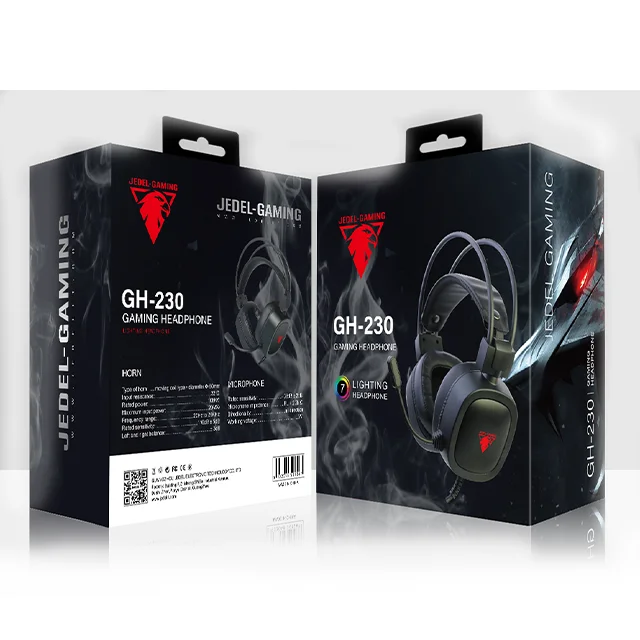 Jedel Gh-230 Gaming Headset Rgb Computer Ps4 Wired Headphone Gaming ...