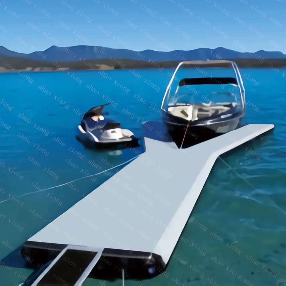 Inflatable Water Floating Y Pontoon Boat Dock Platform - Buy Inflatable ...