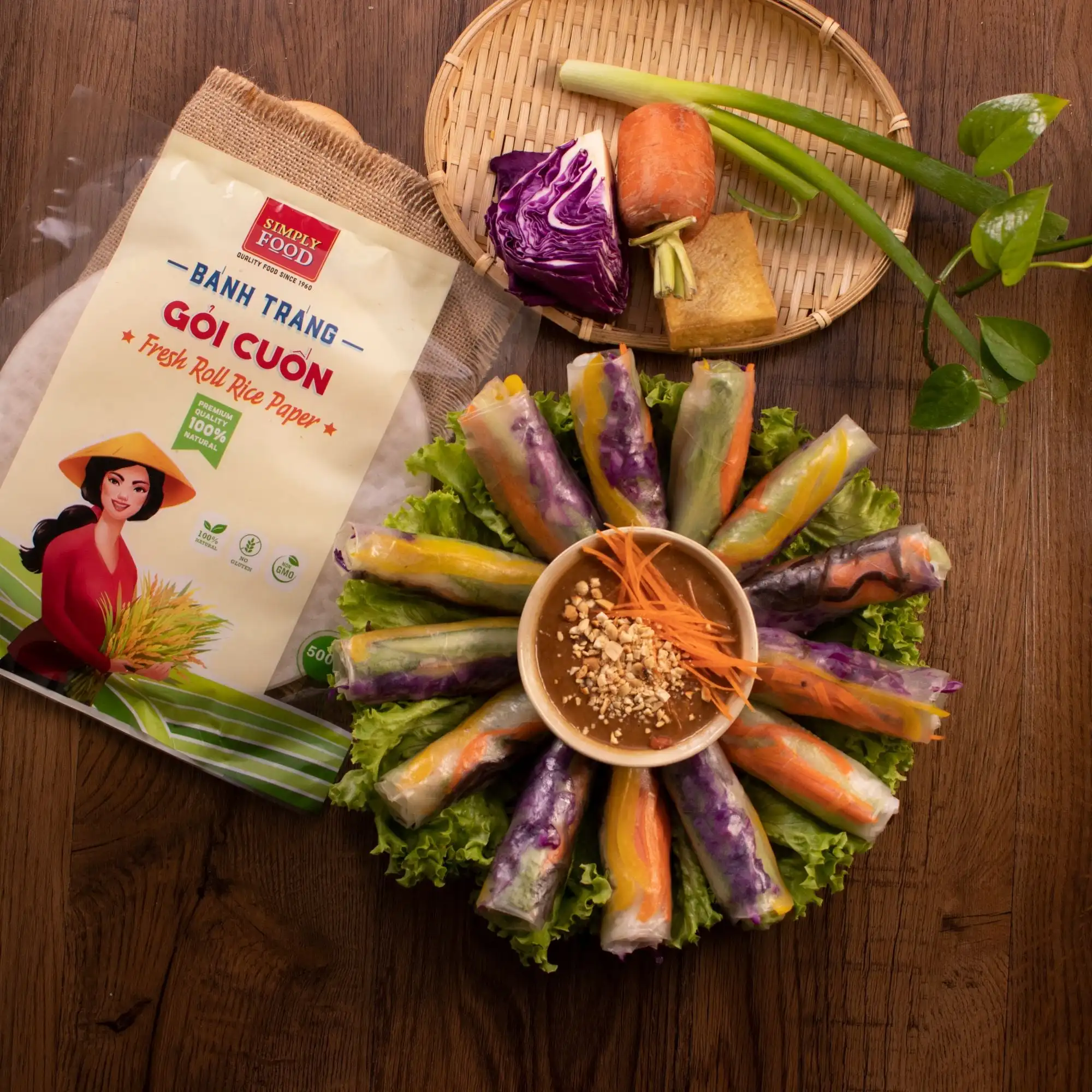 Edible Rice Paper Wrapper 340g by Safoco - Ideal for Spring Rolls ...