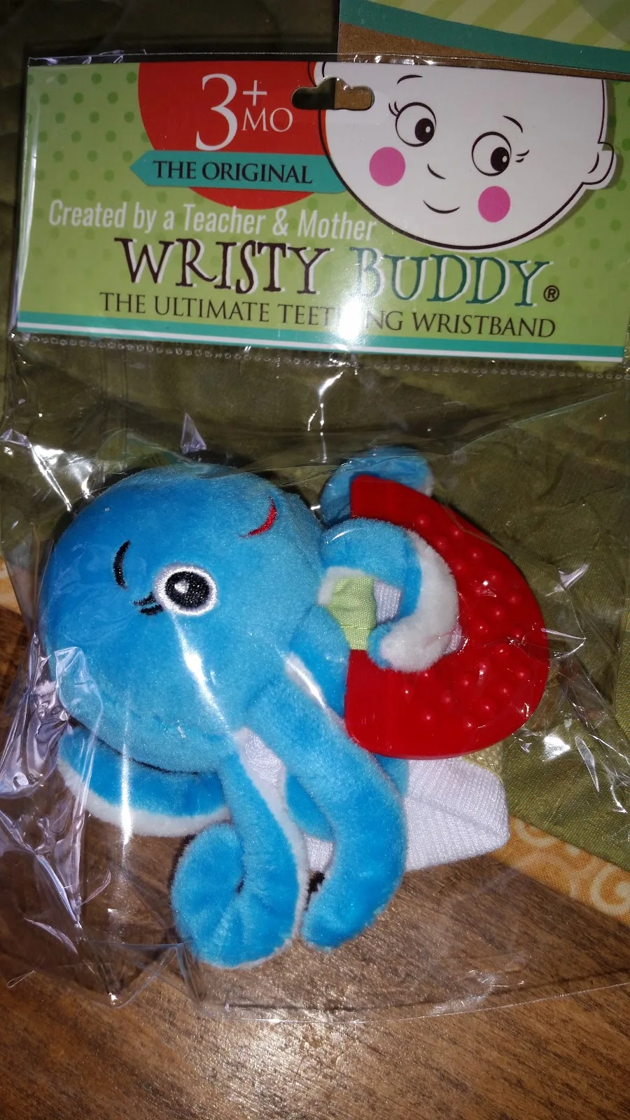 Wristy Buddy Crab Teething Babies Toy 3mo-2.5 Yrs Relief Sore Gums ...