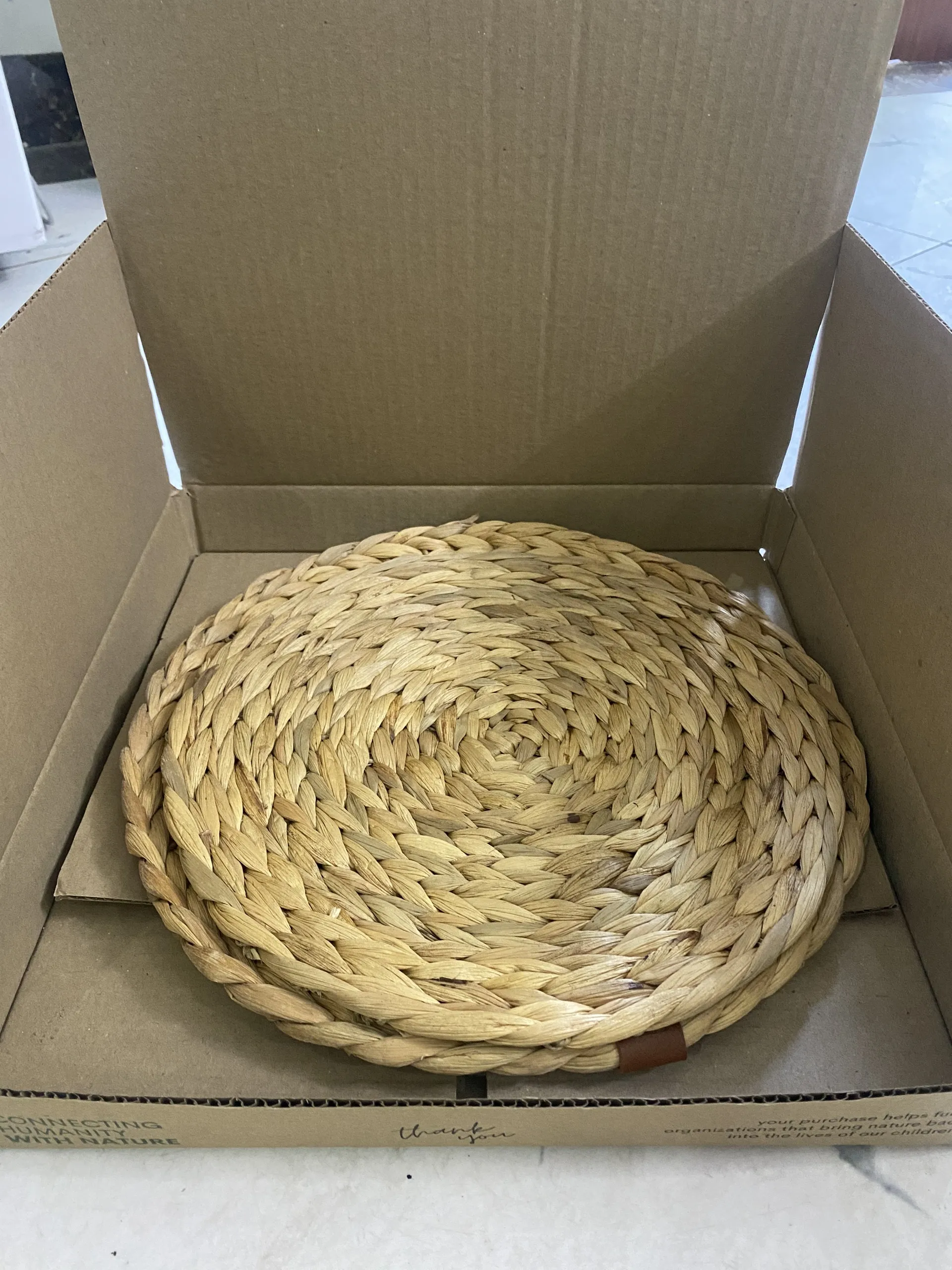 Hot Trend Water Hyacinth Charger Plate Made In Vietnam - Buy Water ...