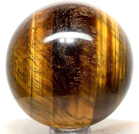 High Quality Natural Crystal Tiger Eye Sphere:healing Crystal Stone ...