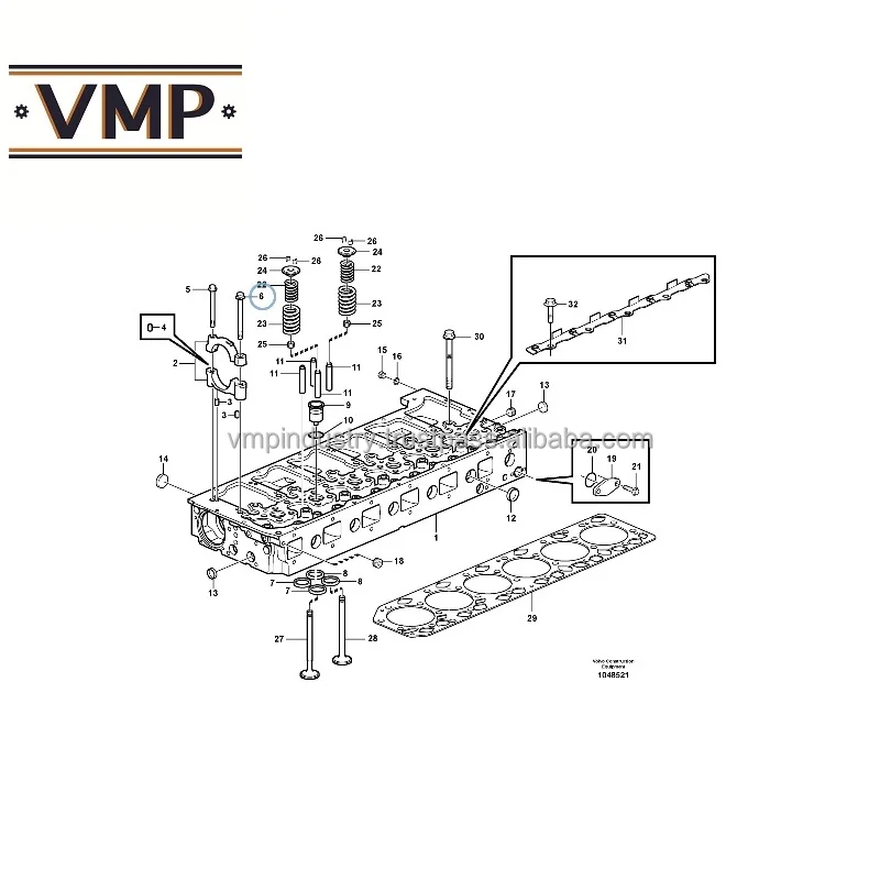 VOE 20412482-沃尔沃轮式装载机、铰接式卡车和挖掘机的法兰螺钉VMP品牌工程机械零件| Alibaba.com