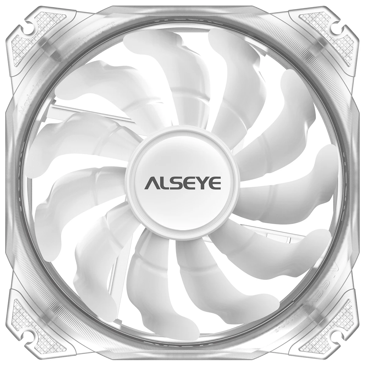 Alseye Max 120mm Fan & Cooler 3pcs Set Transparent Color Adjustable RGB ...