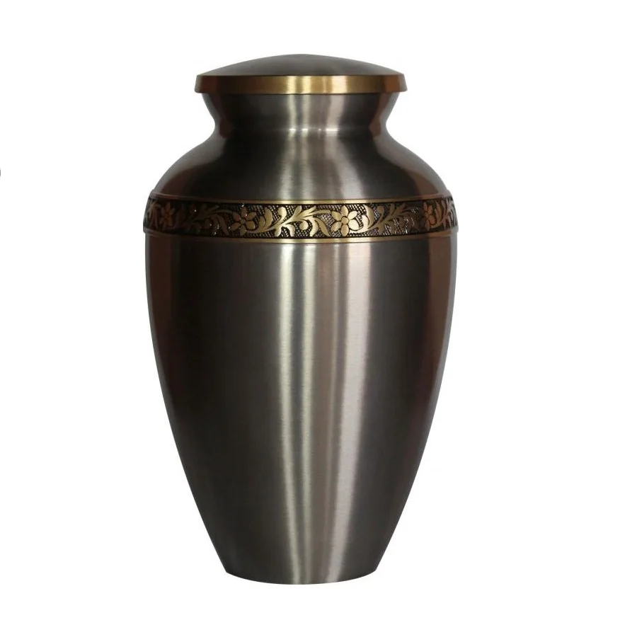 Aluminum Enamel Funeral Cremation Urn Pot for Loved Ones/Pets Memorial ...