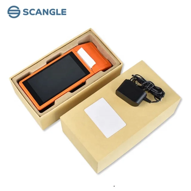 Scangle Portable Android Mobile Pos Terminal With Nfc Reader / Printer ...