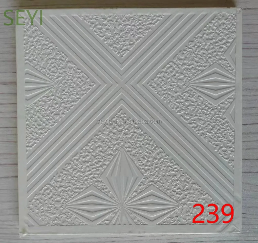 Best Price 60x60 Laminated Gypsum Board Color Full Pvc Film Heat ...