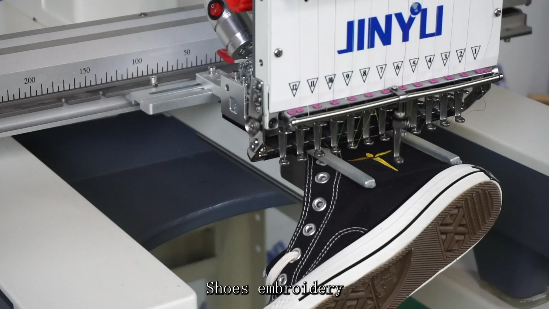 Apparel Machinery 4 Head Hat/t-shirt/flat Embroidery Sewing Machine ...