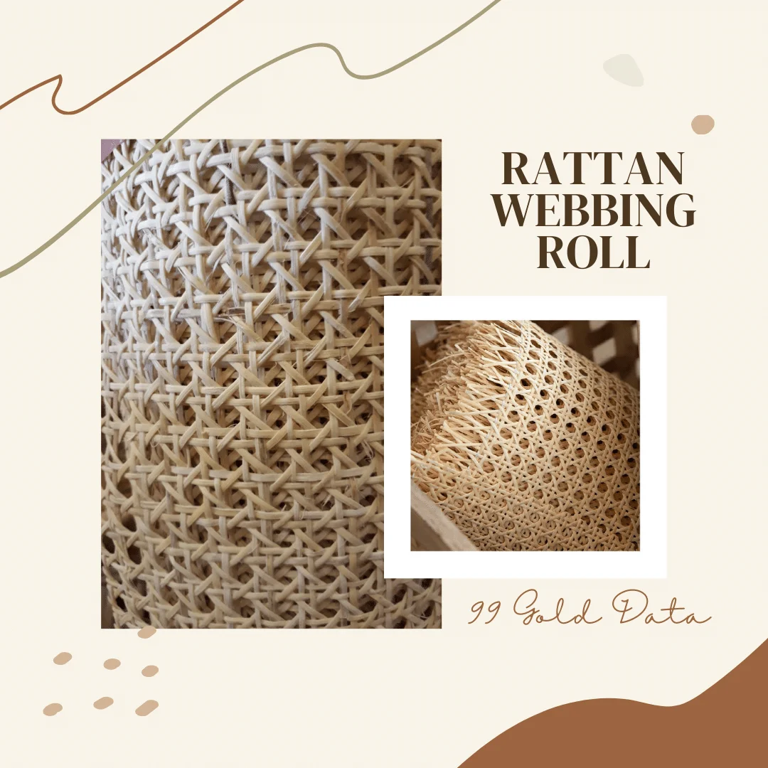 Premium Hexagon Open Rattan Cane Webbing Roll For Making Furniture With ...