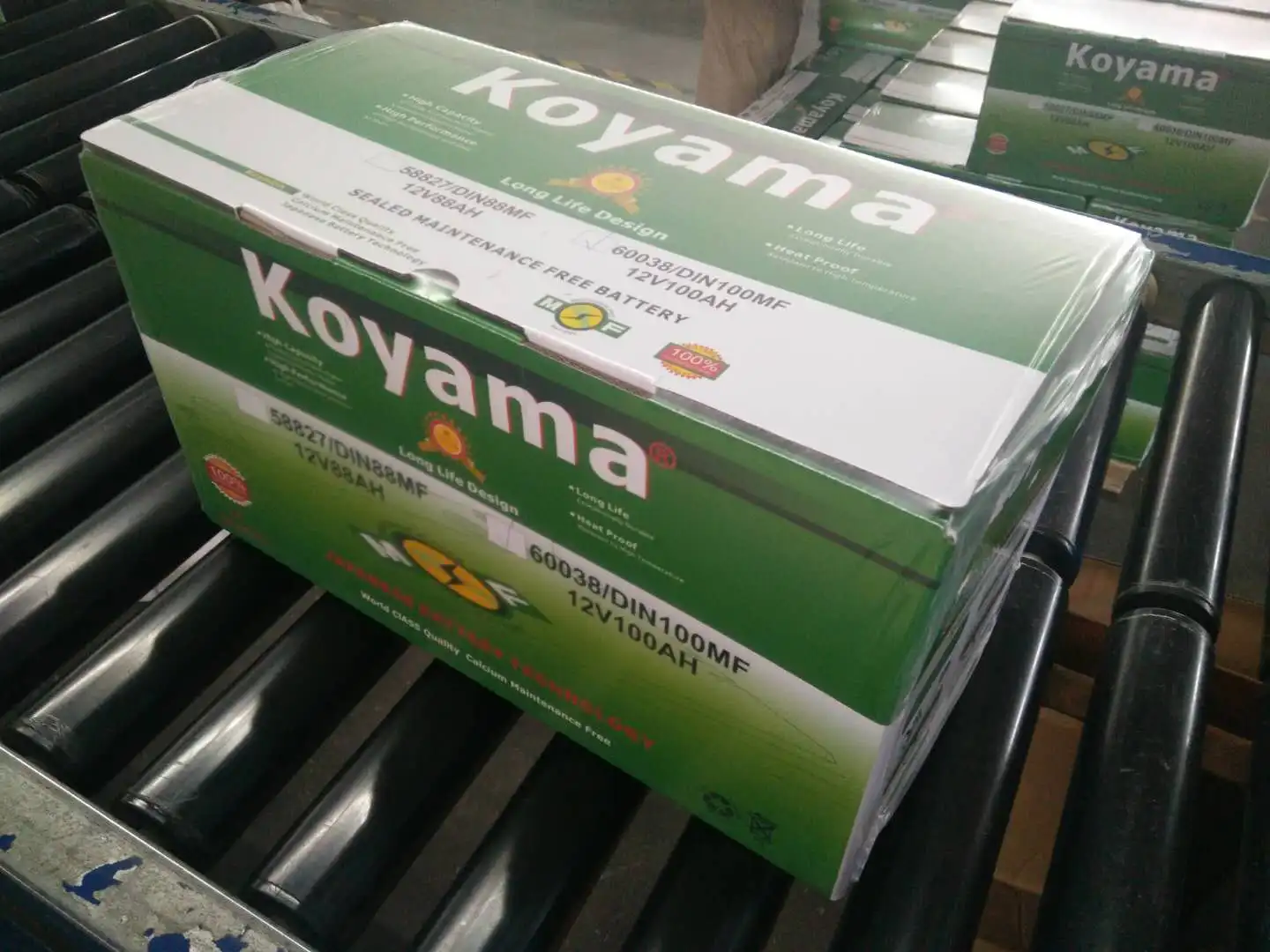 Factory Shipment 12v45ah Din45 Maintenance Free Auto Car Battery Start ...