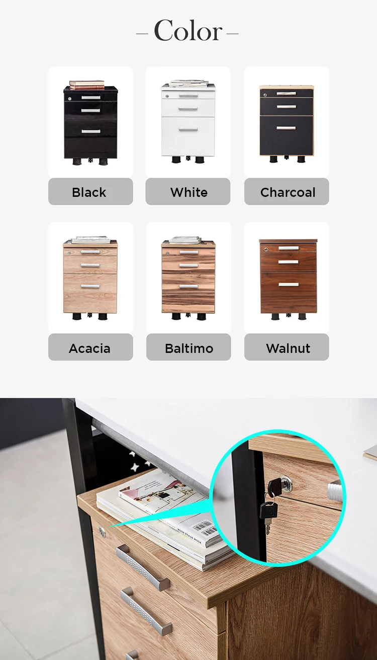 Monster Furniture Office 3-Drawer High Quality Office Furniture Locker ...