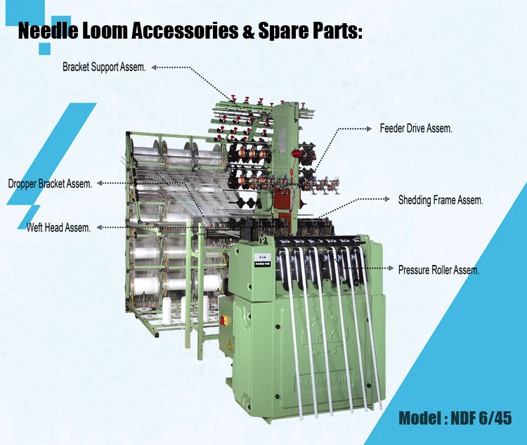 Ky Narrow Fabric Weaving Machine For Plain Ribbon - Buy Ky Needle Loom ...