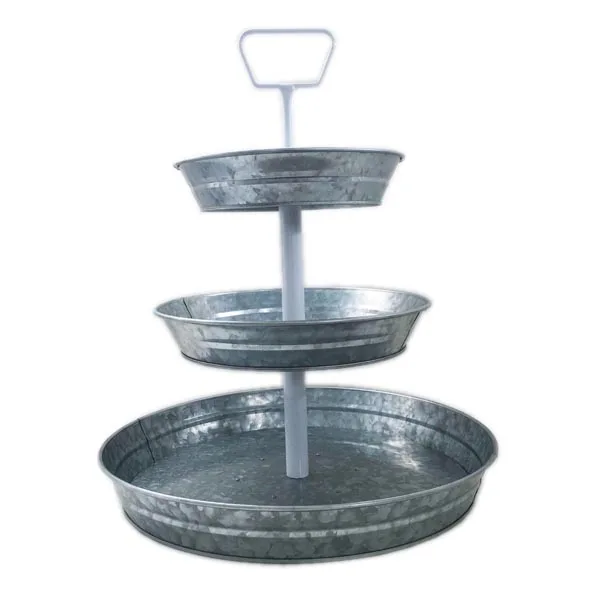 Galvanized Cake Stand Round Shape Handmade Designer Fancy Cake Stand ...