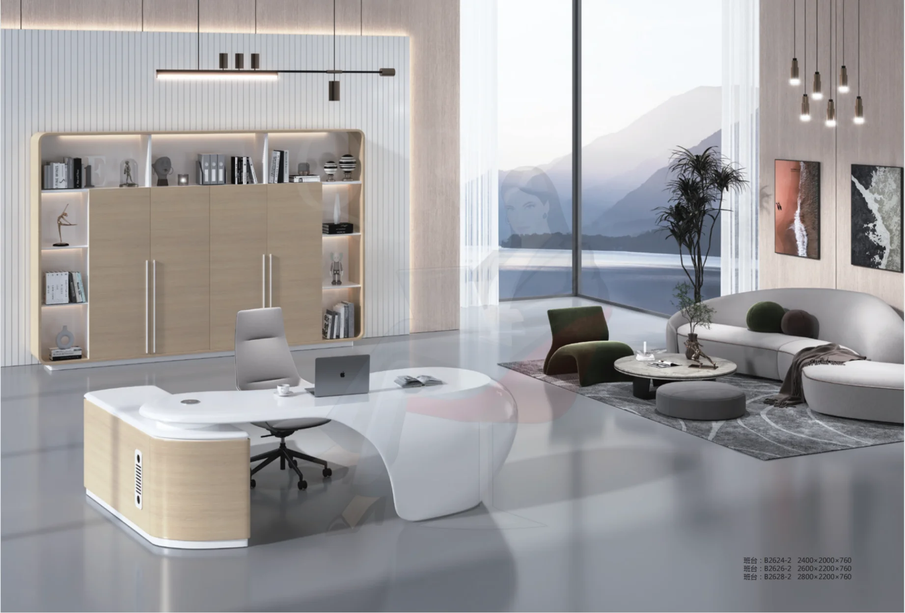 Customized Office Security Command Center Console Desk