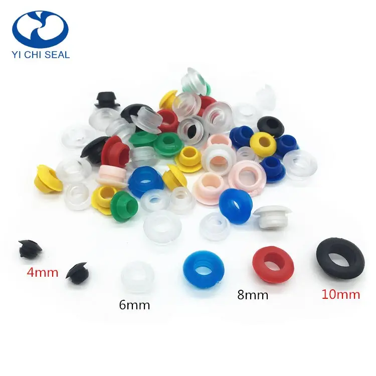 Custom Colored Silicone Rubber Grommet - Buy Colored Rubber Grommet ...