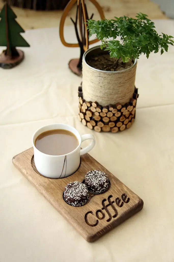 Custom Wooden Set Tea Coffee Trays Serving Tray Solid Wood Tea Coffee ...